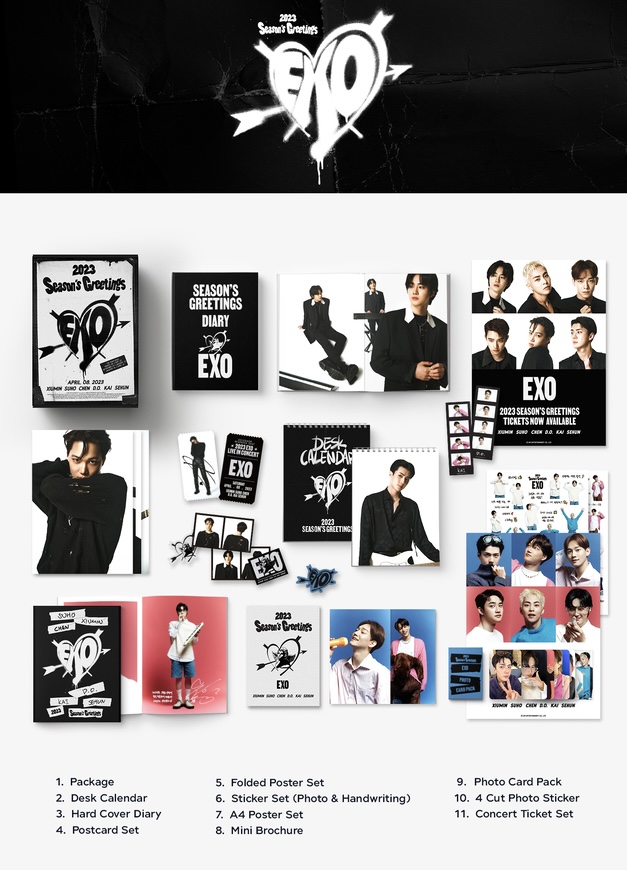 EXO 2023 SEASON’S GREETINGS - ilovekpopshop : Inspired by LnwShop.com