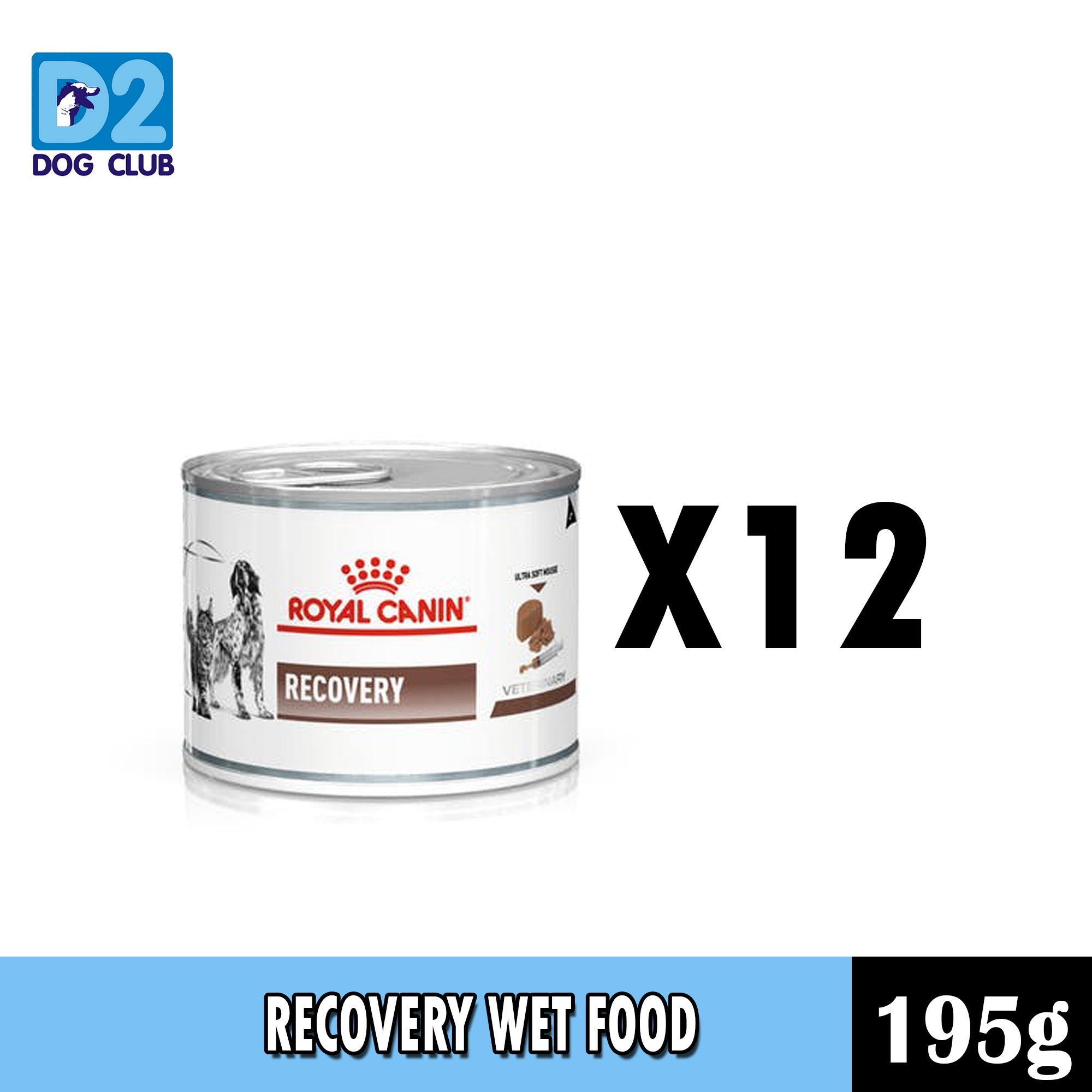Recovery Can อาหารสัตว์ป่วยหรือพักฟื้น แบบกระป๋อง ขนาด 195g x 12 กระป๋อง - Dogclub Petshop ขาย ...